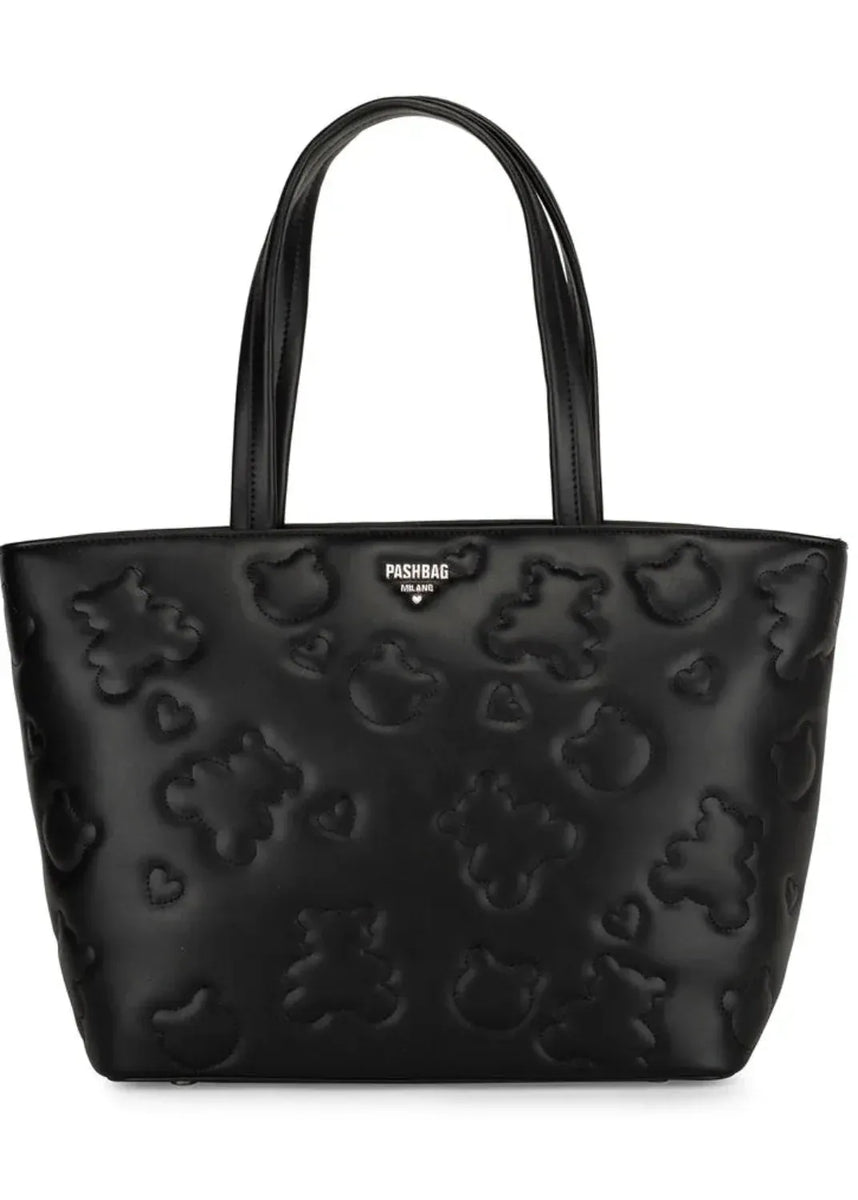 Pashbag Florence Shopper Τσάντα Μαυρη 18392 – beautycollection.gr