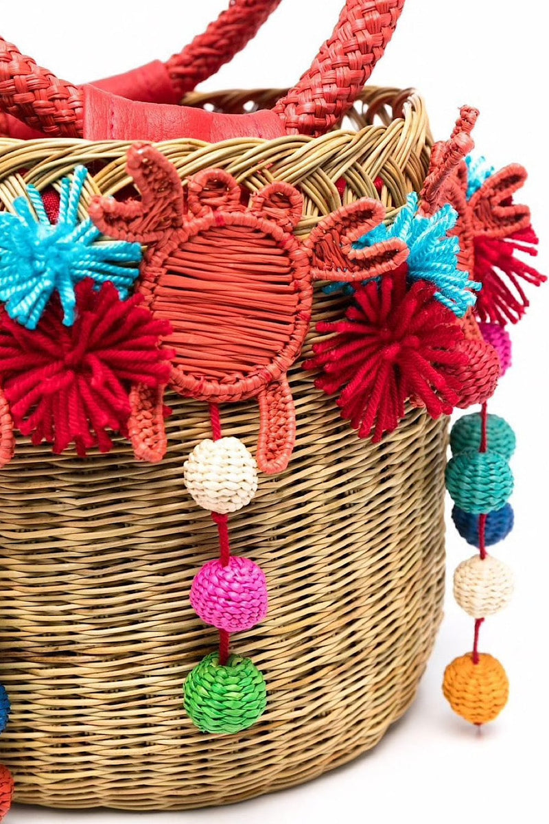 Serpui Lauren Crabs and Balls Bucket Bag 10796 – beautycollection.gr